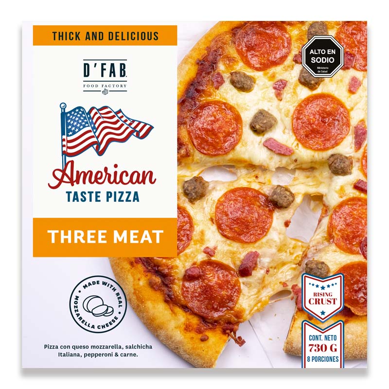 Pizzas Americana / 3 Carnes – DFAB